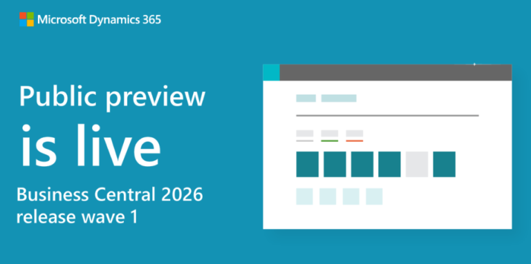 Microsoft Dynamics 365 Business Central 2026 Wave 1 (BC28) Preview ...